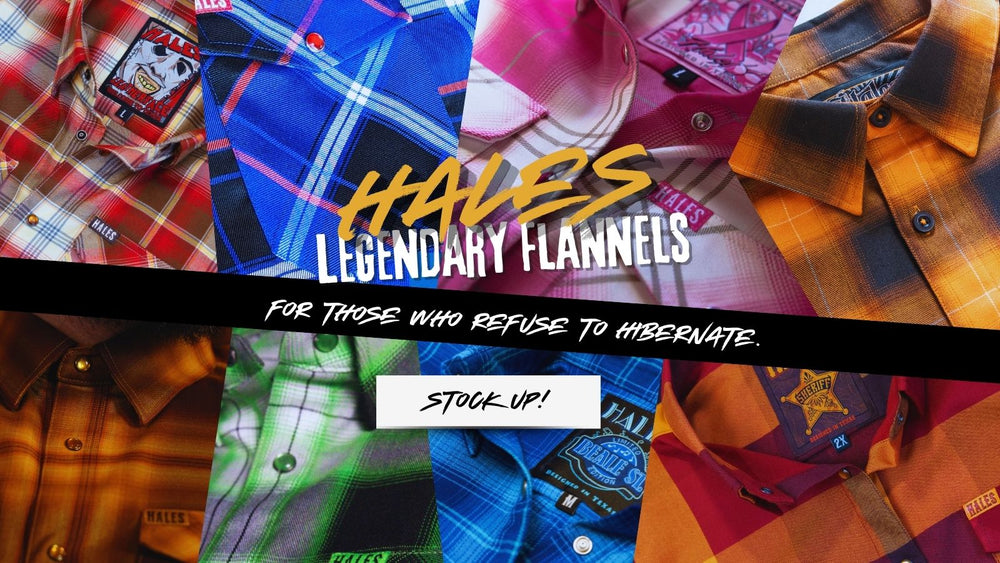 Legendary Flannels & Limited Edition Gear – Hales Speed Shop Clothing